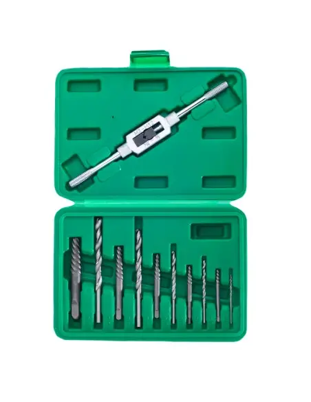 TA1340- Set 11 piese, extractoare suruburi rupte, burghie Tagred Ti...