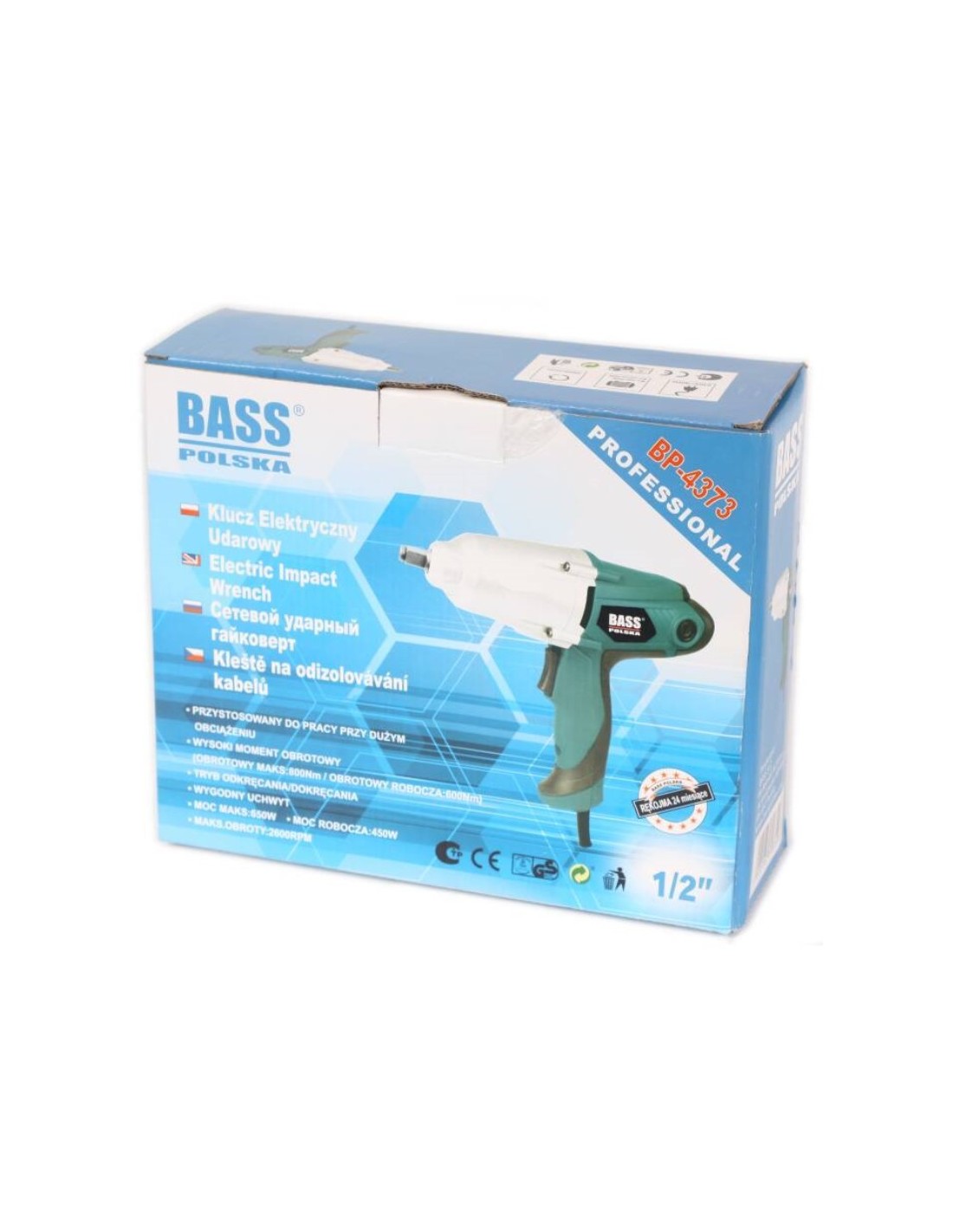 Masina de insurubat, Bass Polska, 650 W, 600 Nm, 2600 rpm