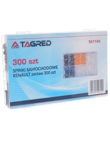 Set 300 clipsuri si cleme, Tagred TA1140, caroserie auto, marca RENAULT