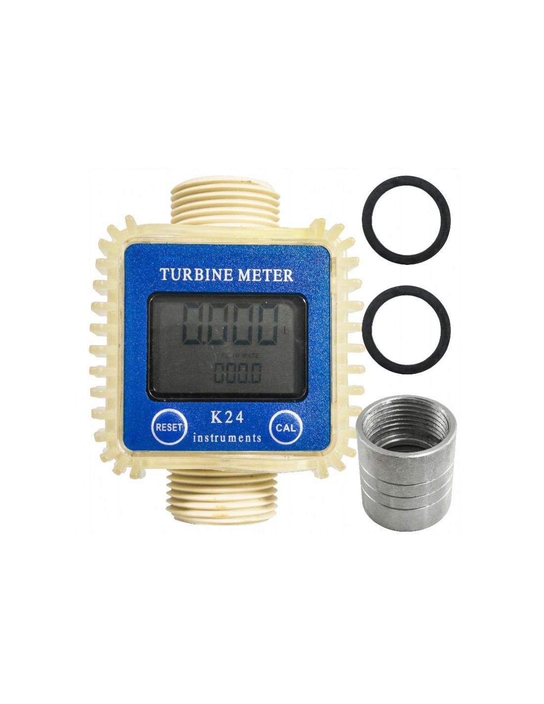 Debitmetru pompa combustibil, Verke V80214, electronic, 1"