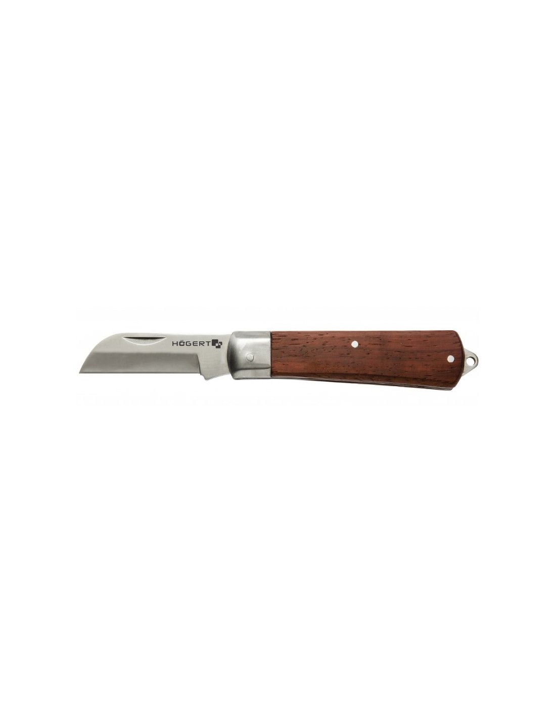 Cutit, Hogert HT4C650, cu varf ascutit, maner din lemn, 210 mm